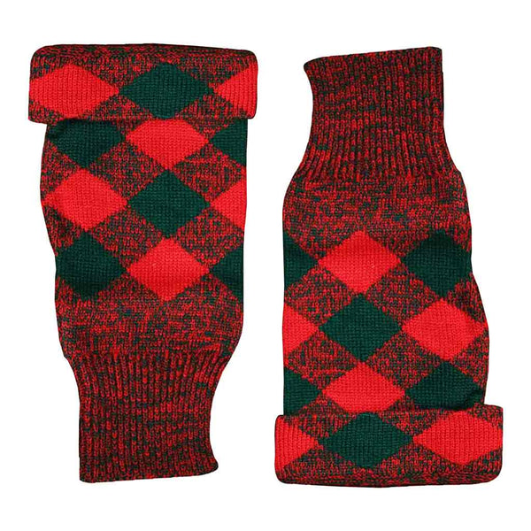Highland Traditional Kilt Hose Top Diced Red And Green Military Hose ...